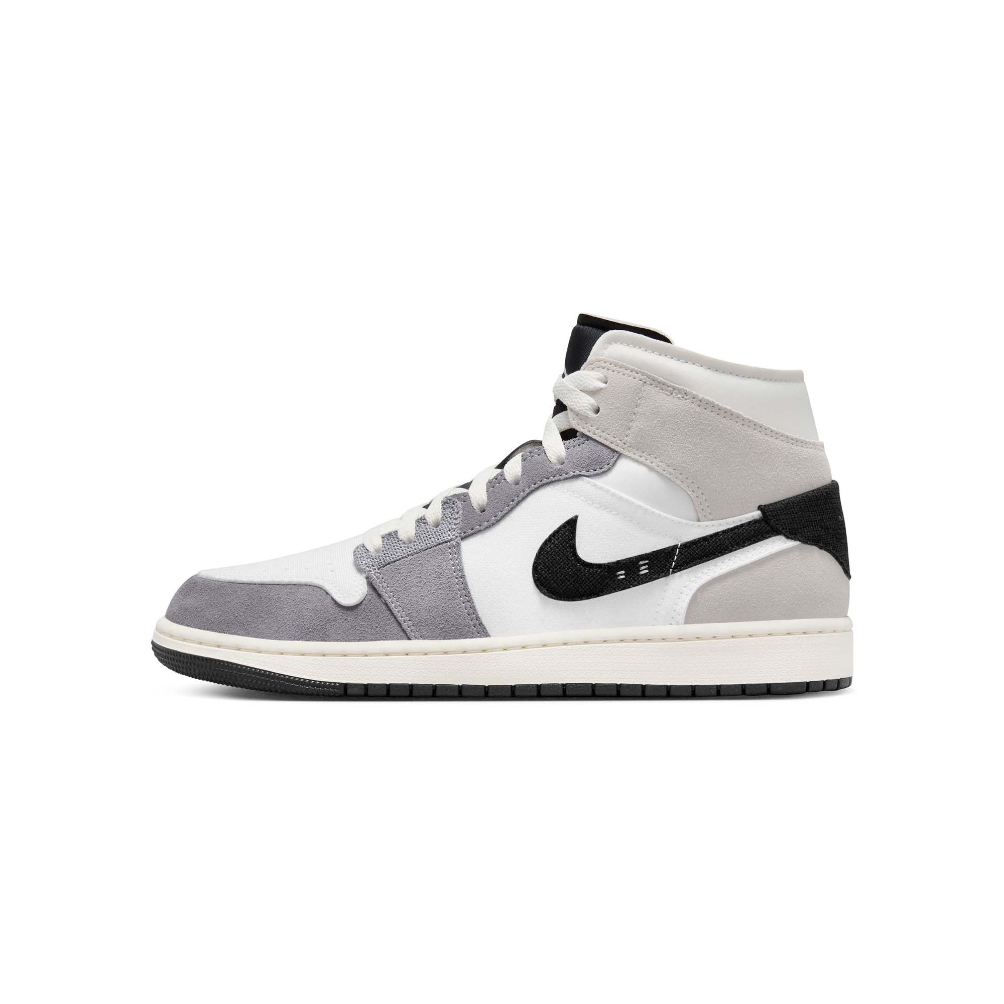 Air Jordan 1 Mens Mid Se Craft Shoes Extra Butter