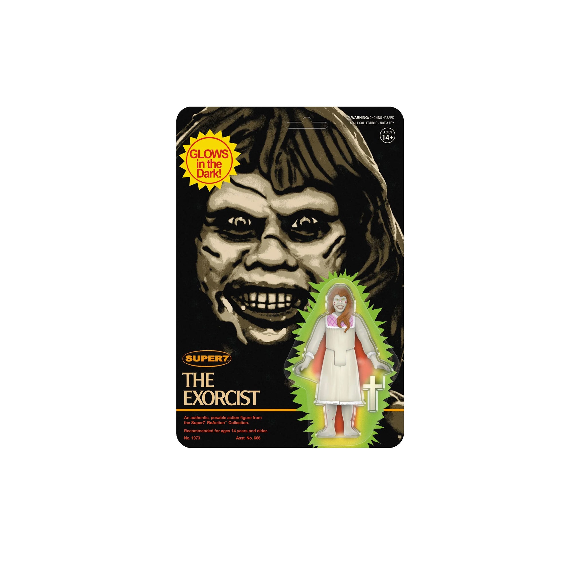 Super7 The Exorcist Reaction Figures (Monster Glow) OS – Extra Butter