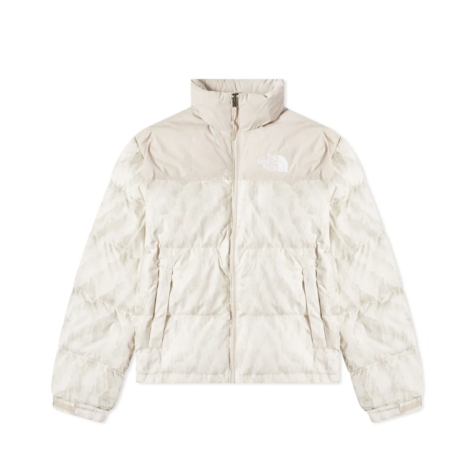 The North Face Mens Print Nuptse Jacket – Extra Butter