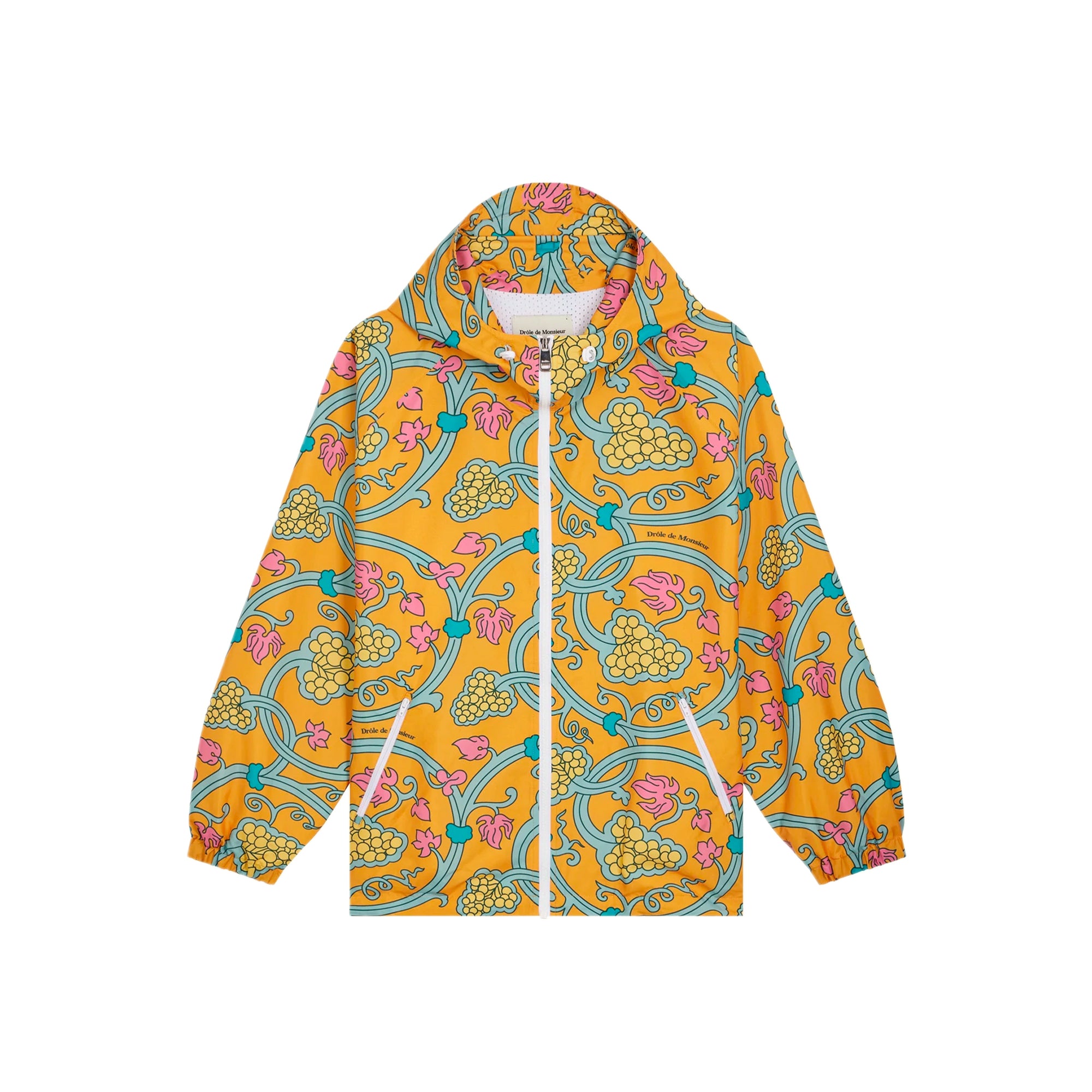 Drole De Monsieur Mens Grapes Windbreaker Jacket – Extra Butter